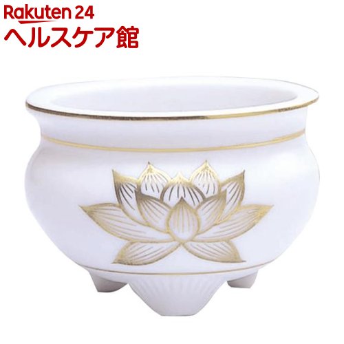 お店TOP＞癒し用品＞お香＞お香用品＞香炉＞香炉 陶器 (1コ入)【香炉 陶器の商品詳細】白磁に金の蓮をあしらった定番デザインの陶器製3寸香炉。【原産国】中国【ブランド】日本香堂【発売元、製造元、輸入元又は販売元】日本香堂リニューアルに伴い...