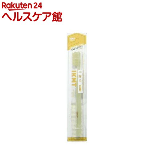 お店TOP＞日用品＞オーラルケア＞歯ブラシ(ハブラシ)＞歯ブラシ かため＞イケモト 豚毛歯ブラシ レギュラー 超かため (1本)【イケモト 豚毛歯ブラシ レギュラー 超かための商品詳細】●かための豚毛で、しっかりとした磨き心地の歯ブラシです...