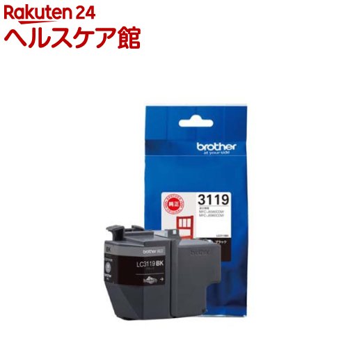 お店TOP＞家電＞別売部品＞プリンタ用インク＞ブラザープリンタ用インクカートリッジ＞ブラザー純正 インクカートリッジ 大容量 LC3119BK (1個)【ブラザー純正 インクカートリッジ 大容量 LC3119BKの商品詳細】●対応機種：MF...