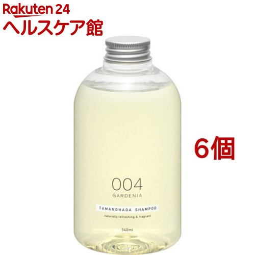 お店TOP＞化粧品＞ヘアケア＞ノンシリコン ヘアケア＞ノンシリコンシャンプー＞タマノハダ シャンプー 004 ガーデニア (540ml*6個セット)商品区分：化粧品【タマノハダ シャンプー 004 ガーデニアの商品詳細】●洗う。香る。シンプ...