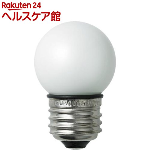 お店TOP＞家電＞電球・蛍光灯＞LED電球＞LED電球(E26 口金)＞エルパ(ELPA) LED装飾用電球 防水型 ミニボール球形 G40 E26 昼白色 LDG1N-G-GWP250 (1コ入)【エルパ(ELPA) LED装飾用電球 防...