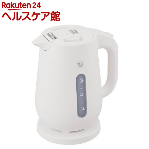お店TOP＞家電＞調理家電＞電気ポット・電気ケトル＞電気ケトル＞象印 電気ケトル 大容量 1.5L ホワイト CK-VB15-WA (1台)【象印 電気ケトル 大容量 1.5L ホワイト CK-VB15-WAの商品詳細】★すぐ沸く、気がきく...