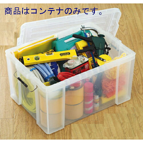 商品詳細 ●外寸：幅620×奥445×高330mm 製造元 アイリスオ−ヤマ 検索用文言 [アイリスオ−ヤマ] バックルコンテナ65 クリア BL-65 クリア 広告文責 株式会社ケンコーエクスプレス TEL:03-6411-5513[アイ...
