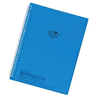 商品詳細 A4・S型 30穴 表紙・ポケット／ポリプロピレン、綴じ具／ポリカーボネート（透明） 製造元 LIHIT LAB リヒトラブ 検索用文言 [LIHIT LAB]リヒトラブ イージーチェンジ・クリヤーブック A4S 30穴 青 N-...