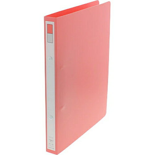 商品詳細 B5・S型 2穴 表紙／ポリプロピレン（生地厚1．0mm）、綴じ具／スチール 製造元 LIHIT LAB リヒトラブ 検索用文言 [LIHIT LAB]リヒトラブ P.P.リングファイル B5S 2穴 桃 F-862-2モモ 広告...