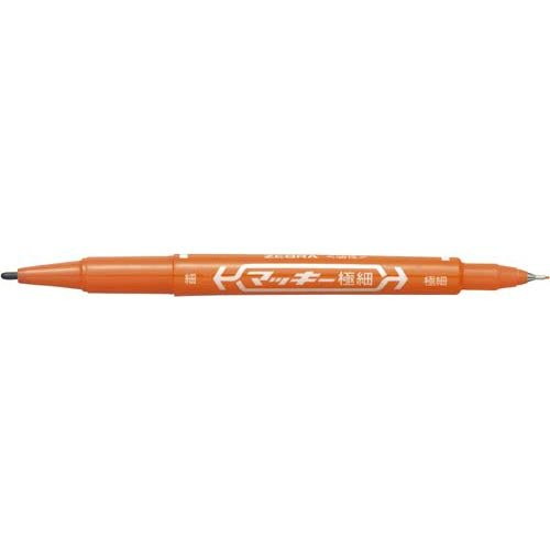 仕様●線巾：極細0.5/細字1.0?1.3mm●長：141.8mm●インク種類：油性染料本体色インク色オレンジ入数1本メーカー名ゼブラ有害情報×：確認できませんエコマークグリーン購入法GPNマーク広告文責株式会社ケンコーエクスプレス　TEL...