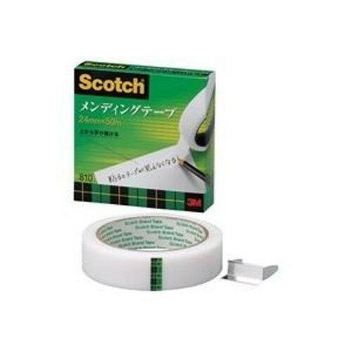 仕様●寸法：巾24mm×長50m●テープ厚：0.058mm●材質：基材＝アセテートフィルム製,粘着剤＝アクリル系●簡易カッター付本体色インク色入数1巻メーカー名住友スリーエム有害情報×：確認できませんエコマークグリーン購入法GPNマーク○広...