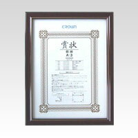 仕様●規格：A3判●収容寸法：横365×縦485mm●フレーム厚：15mm●パネル厚：4mm●収容可能厚：2mm●重量：1.2kg●材質：フレーム＝天然木,表面＝ガラス,裏面＝パーティクルボード●紙箱入本体色インク色入数1枚メーカー名クラウ...