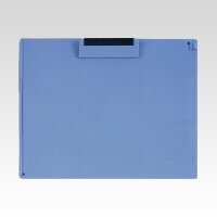 仕様●外寸：横404×縦315mm●厚：24mm●ボード厚：2.5mm●綴じ枚数：110枚●材質：再生ABS樹脂製●ペンホルダー付本体色青インク色入数1枚メーカー名オープン有害情報×：確認できませんエコマークグリーン購入法○GPNマーク○広...