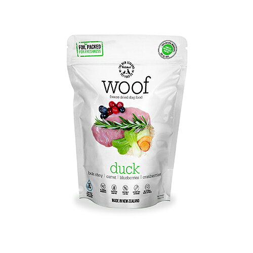 【特長】●WOOFワフはニュージーランド産「生」のフリーズドライ製法で作られたドッグフードです。ワンちゃんも長寿の秘訣はしっかりごはん！●愛犬の健康を第一に考え、ニュージーランドの大自然で育った新鮮な食材を調理したフリーズドライドッグフード...