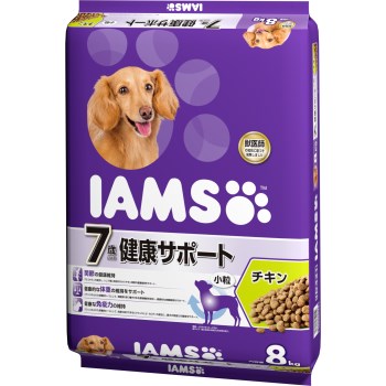 7歳以上の全てのシニア犬の健康な生活のために最適な製品設計。ワンちゃんが大好きなチキンを使用。【原材料】肉類(チキンミール(グルコサミン源)、チキンエキス等)、小麦、とうもろこし、大麦、チキンオイル(オメガ6脂肪酸源)、乾燥ビートパルプ(食...