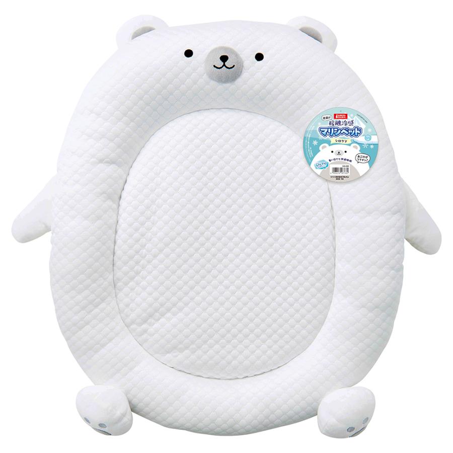 ポコポコと凹凸のある生地は通気性も良く快適です。顔や足のアップリケが可愛い。 商品サイズ（mm）660x650x70