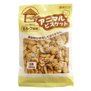 お菓子屋さんがつくったワンちゃんのサクサクビスケット！オリゴ糖入りミルク風味人が食べるお菓子屋さんがワンちゃん用のビスケットを製造しました。人が食べるビスケットと同じように網焼きオーブンでおいしくビスケットを作りました。保存料、着色料はは使...