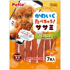 低脂肪な鶏ササミを持って食べやすいロール形状に仕上げました！日本の農林水産省から認定された工場で製造したこだわりの逸品！保存料・着色料不使用。保存料・着色料不使用■対象ペット年齢：6ヶ月～■対象ペット種：全犬種■原産国：中華人民共和国■商品...