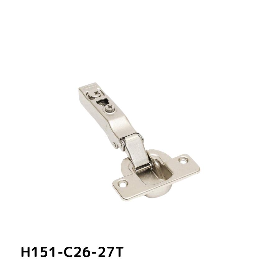 ■ インセット仕様 型番仕様リンク H151-26-0Tキャッチなし詳細 H151-C26-0Tキャッチ付詳細 H151-D26-0Tダンパー内蔵詳細 ■ 半かぶせ仕様 型番仕様リンク H151-26-18Tキャッチなし詳細 H151-C2...