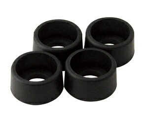 ブレーキ付Fリール専用ゴム脚（床面傷付防止用） ●軟質ゴムで床を傷つけない●簡単に装着できる●積み重ね、4段まで可能●4個1組 赤字の品番からでも検索できます♪ JEFCOMジェフコムの製品ならケンチクボーイで♪