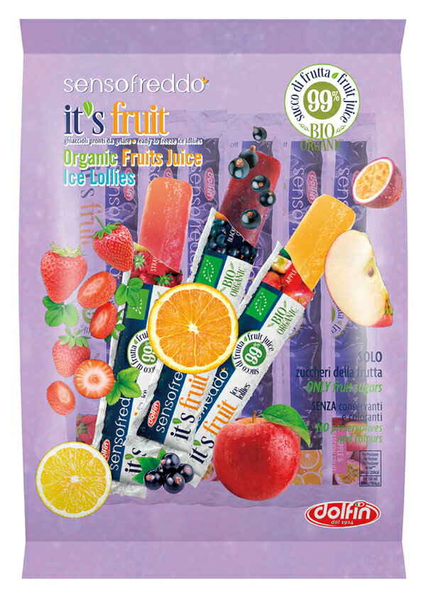 ■4月〜数量限定品 ■凍らせて食べるフルーツアイスバー ■ストロベリー＆レモン4本、ブラックカラント＆オレンジ3本、アップル＆パッションフルーツ3本入り ■合成香料・酸化防止剤不使用 【原料名】【ストロベリー＆レモン】有機濃縮りんご果汁・有...