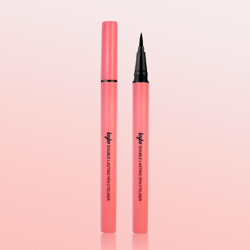 Keybo ダブルラスティングペンアイライナー グリーンそのまま密着、1日中崩れないラインプルーフアイライナー 5