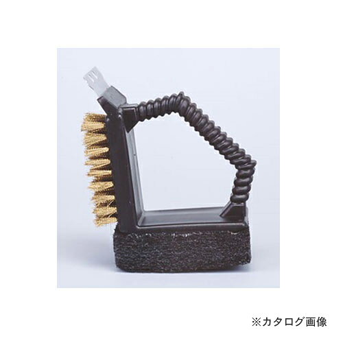 【メーカー名】 ●（株）グリーンライフ 【特徴】 ●ヘラで鉄板と網目のしつこい油汚れをかきとります。 ●ブラシで隅の汚れを落とせます。 ●タワシで鉄板などのコゲをしっかり落とせます。 【仕様】 ●サイズ：(W)11.5×(D)6×(H)13...