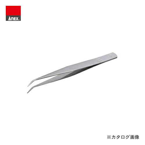 【メーカー】 ●（株）兼古製作所 【特長】 ●微小なパーツをつまむことのできる先の細いピンセットです。挟んだ品物が見やすい先曲。 【仕様】 ●幅(mm)：11 ●全長(mm)：150 【関連商品】 アネックス ANEX プラスチック柄マイナ...