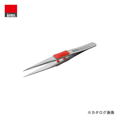 【メーカー】 ●（株）兼古製作所 【特長】 ●ラバーグリップ付ステンレス(SUS410)ピンセット ●耐久性のある標準タイプ。物をしっかりつまむことができます。 【仕様】 ●幅(mm)：10 ●全長(mm)：120 【関連商品】 アネックス...