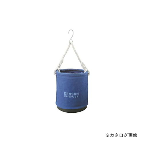 【メーカー】 ●ジェフコム（株） 【特長】 ●ハードな現場での使用に耐える、自立タイプの電工バケツ 【仕様】 ●自立ガイド板内蔵で型くずれしにくくしっかり自立 ●底部はプラスチック製、頑丈で水にも強い ●ロープは丈夫なポリエステル製 ●ボデ...