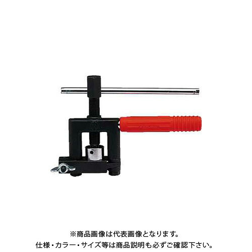 【メーカー】 ●(株)カクダイ 【特長】 ●一体設計されているので部品の紛失がない。 ●カクダイ巻フレキパイプの三つ山つぶし専用。 ●呼13：16・16.8ミリ 呼20：20ミリ用。 ●スピンドル部分へ定期的に給油をしてください。 【特記事...