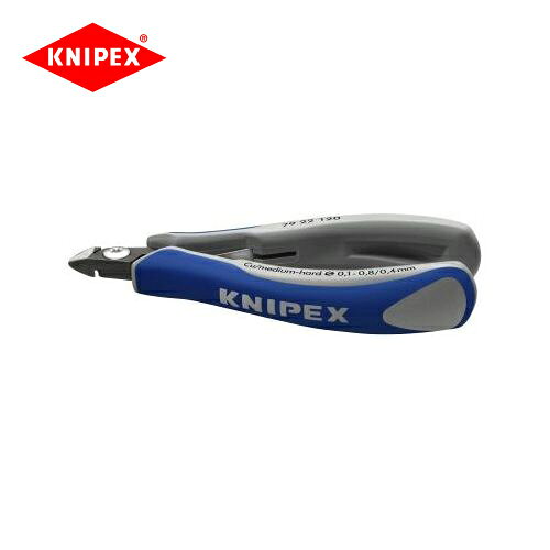 【メーカー】 ●KNIPEX社 【特長】 ●極めて精密なエレクトロニクス関連、精密機器関連の切断作業に最適な高精度のニッパー。 ●入念な焼き入れ処理が施された刃の硬度は約HRC64。 ●ジョイント部は高精度で、遊びやガタがありません。 ●ダ...