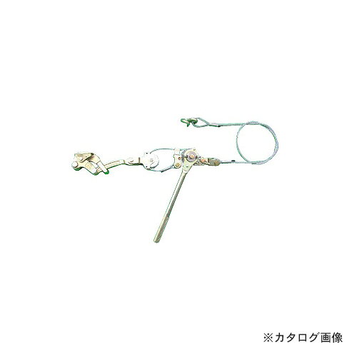 【メーカー】 ●（株）マーベル 【特長】 ●用途に合わせてクランプをセットした3タイプ 【仕様】 ●型番：5型 ●最大使用荷重：14.7kN(1,500kgf) ●掴線範囲：4.0〜22mm ●セット質量：5.4kg 【関連商品】 マーベル...