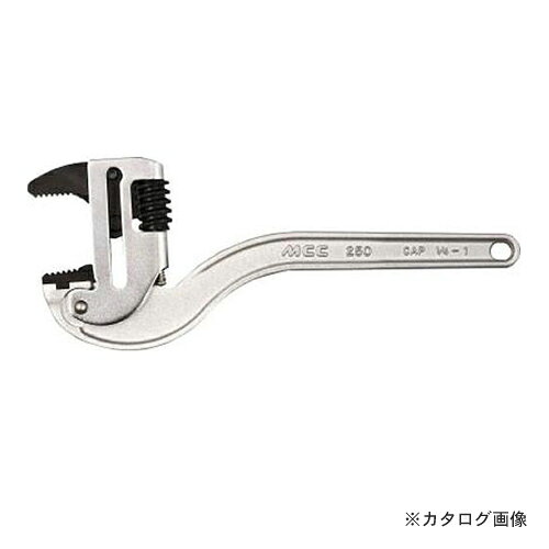 【メーカー】 ●（株）MCCコーポレーション 【特長】 ●多くの作業現場の皆様のご要望をそのまま取り入れた、21世紀型工具の新しい形です ●短ニップルの締付け等に最適 【仕様】 ●サイズ(mm)：300 ●くわえられる管の呼び寸法：10A〜...