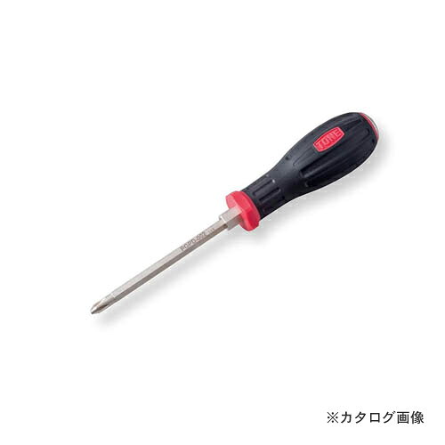【メーカー名】 ●TONE（株） 【特長】 ●人間工学に基づき握りやすさと回しやすさを追求し、フォルムと材質を一新しました。 ●ねじのマイナス溝を傷めにくい先端平行形状。 ●プラスドライバーの先端は底あたりを防止し、ピッタリフィットするオリ...