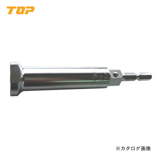 【メーカー】 ●トップ工業（株） 【特長】 ●ソケットの口元部分が薄く、小判型に近い形状になっている為、ハンガーレールの中にあるボルト・ナットを締めた後も、ソケットをスムーズに外せます。 ●13mmソケット対応で手動でも使えます。 【用途】...