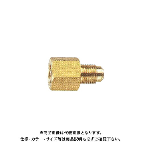 【メーカー】 ●（株）イチネン TASCO 【仕様】 ●サイズ(TA221D)：1/4PF(メス）×1/4”フレア(オス) 【関連商品】 タスコ TASCO TA220W-2 バルブ付ホースアダプター (R410A) タスコ TASCO T...