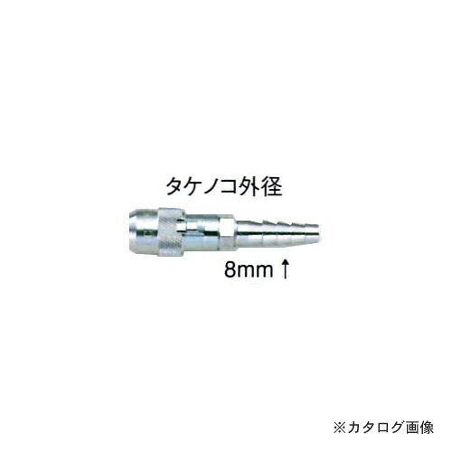 【メーカー】 ●（株）イチネン TASCO 【仕様】 ●使用温度：-10〜+60℃ ●使用圧力：最高圧力1.0MPa ●破壊圧力3.0MPa（本体が破壊する圧力値） ●材質：本体　真鍮(ソケット)　銅(プラグ)、スプリング　ステンレス、パッ...