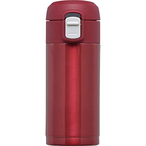 ワンタッチ栓レッド/200 ml/RH-1507・Style:ワンタッチ栓Size:200 mlColor:レッド・パッケージ個数:1・サイズ:約7.3×5.8×15.2cm・本体:ステンレス鋼・キャップ・飲み口:ポリプロピレン・パッキン:...