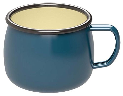 マグカップダークブルー/400ml/UH-504・Color:ダークブルーSize:400ml・パッケージ個数:1・サイズ(約):幅88×奥行117×高さ75mm・満水容量(約):400ml・材質:ほうろう用鋼板(表面加工:ほうろう)・雑菌...