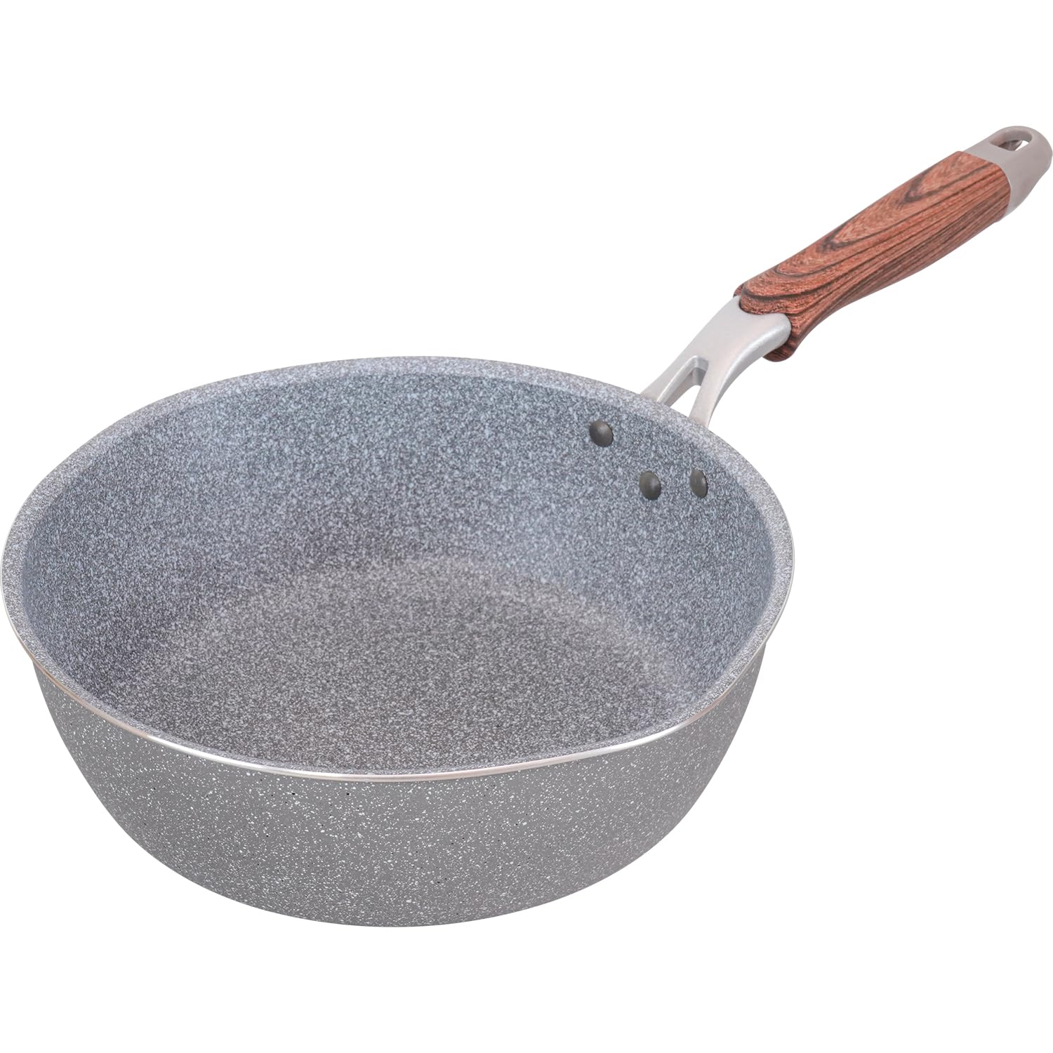 ・グレー RB-2896・・PatternName:ディープパン24cm・商品サイズ(外寸):約 45×25.5×11cm、重量:約630g・本体:アルミニウム合金、内面:ふっ素樹脂加工(ダイキン工業製シルクウェアES)、外面:焼付塗装、は...