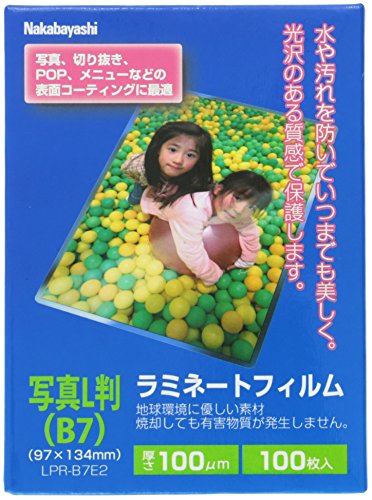 100枚入-/写真L判/LPR-B7E2・Size:写真L判Style:100枚入PatternName:単品・パッケージ個数:1・サイズ : 写真L判(B7)・フィルムサイズ : 97×134mm・フィルム厚 : 100μm・入り数 : ...