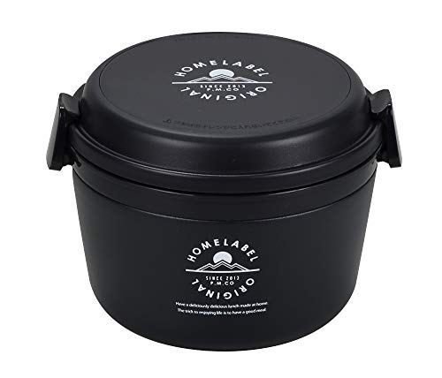 ランチジャーブラック/770ml/HB-4739・Color:ブラックSize:770mlStyle:ランチジャー・パッケージ個数:1・製品サイズ:(約)幅16×奥行14×高さ11cm・製品重量:(約)0.52kg・品名:ステンレス製携帯用...