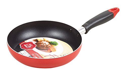 フライパンレッド/20cm/HB-8044・Color:レッドSize:20cmStyle:フライパン・パッケージ個数:1・サイズ:(約)全長35.3×幅20.3×高さ7.3cm・表面加工:内面/ふっ素樹脂塗膜加工、外面/焼付け塗装・材料の...