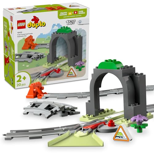 デュプロのまち 鉄道レールとトンネルマルチカラー/-/10425・Style:デュプロのまち 鉄道レールとトンネル・パッケージ個数:1・トレインセット ? レゴデュプロ トレインコレクションで電車・乗り物好きなお子さまにぴったりの鉄道の旅を...