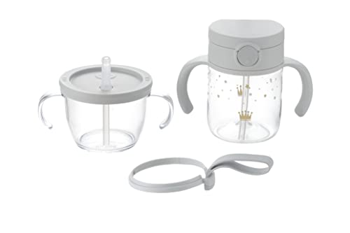 おうちおでかけスタートセット・ライトグレー 150ml+200ml 120463・・Color:ライトグレーSize:150ml+200mlPatternName:セット・日常に「特別」なきらめきを、特別な存在の赤ちゃんに、特別なマグを。リ...