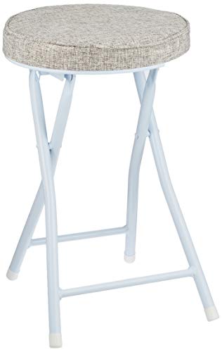 折りたたみ・アイボリー 幅30.5×奥行32×高さ48cm N-7639・・Color:アイボリーPatternName:背無・製品サイズ:(約)幅30.5×奥行32×高さ48cm・製品重量:(約)2kg・素材・材質:主材/スチール(紛体塗...