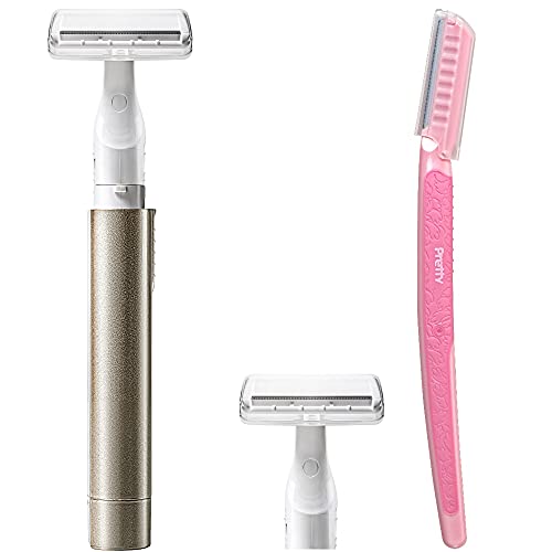 シルバー/4個アソート/-・FlavorName:T型Size:4個アソート・パッケージ個数:1・【なめらかな超音波振動】1秒間に約100回の音波振動によりお肌に与える負担が少なく、従来よりも鋭角な刃先で細かいウブ毛に最適・【幅広対応のT字...