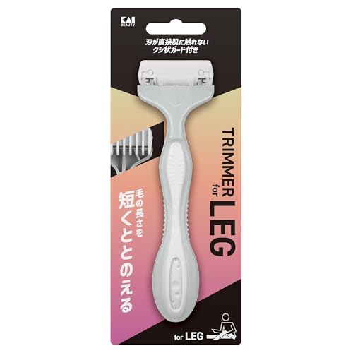 レッグトリマー(脚用)ホワイト/-/-・Style:レッグトリマー(脚用)・すね毛用のレッグトリマー・全剃りカミソリとは違い、足の毛の長さを短く整えるトリミングレザーです・刃が直接肌に触れないクシ状ガード付きで、肌を傷つけにくく安心して剃る...