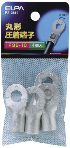 ・ PS-3810・※事業者向け商品です※・入数 1個・R38-10・全長：42.7mm・適合電線範囲：単線φ 5.81〜7.34mm ・より線 26.66〜42.42mm2説明 ※事業者向け商品です※ 入数 1個 R38-10 全長：42...