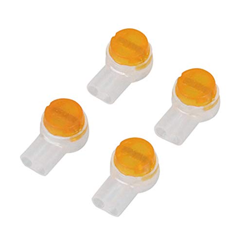 0.2sq/4個/防水・防水ワンタッチコネクター/0.2sq/橙/4個 0.2sq 2892・・Style:0.2sq/4個/防水・【仕様】・適合コードサイズ:0.2sq専用・使用可能電力:DC12V・30W以下/DC24V・60W以下・防...
