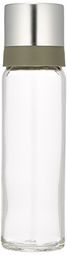 フタ付き・シルバー 250ml KS522-SVON・・Color:シルバーSize:250ml・熱湯使用:ガラスのみ可(フタは不可)・本体重量:250g・サイズ:径5.3X20.5cm・素材・材質:本体:耐熱ガラスフタ:ステンレス注ぎ口:...