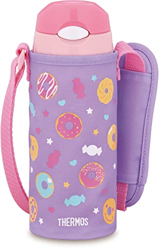 ストロー・パープルピンク 0.4L FHL-403・・Color:パープルピンク・水分補給に便利、軽量コンパクトタイプのストローボトル。子供の肩に優しいショルダーパッド付きポーチ・サイズ(約):幅7×奥行き7×高さ19cm、本体重量(約):...