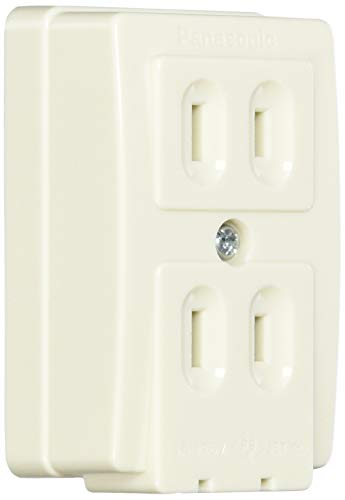 露出コンセント(2P)・個包装なし トリプル・15A125V WK1022W・・Color:個包装なしSize:トリプル・15A125VStyle:露出コンセント(2P)PatternName:単品・●角型トリプルコンセント・サイズ: トリ...
